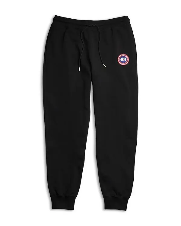 Canada Goose Loon Cotton Drawstring Logo Patch Joggers