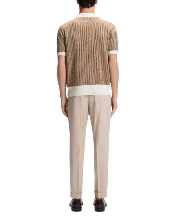 BOSS L-lomato Cotton Blend Knit Polo Shirt