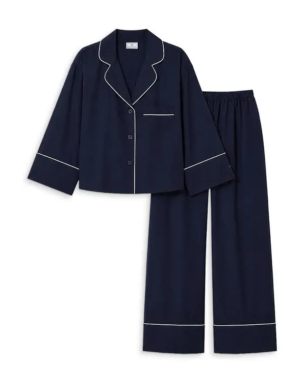PETITE PLUME Celine Cotton Short Sleeve Pajama Set
