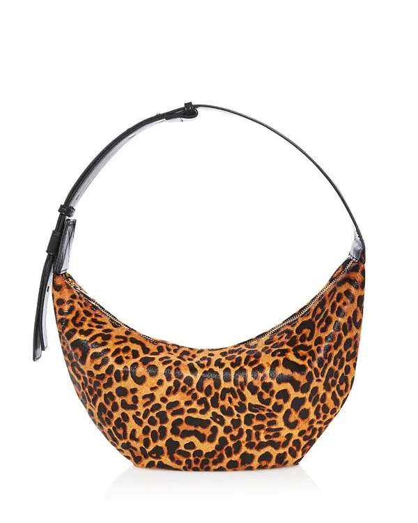 Aqua Print Calf Hair Hobo Bag Exclusive - Leopard