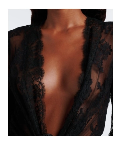 Dolce & Gabbana Gathered Cotton-blend Lace Maxi Dress