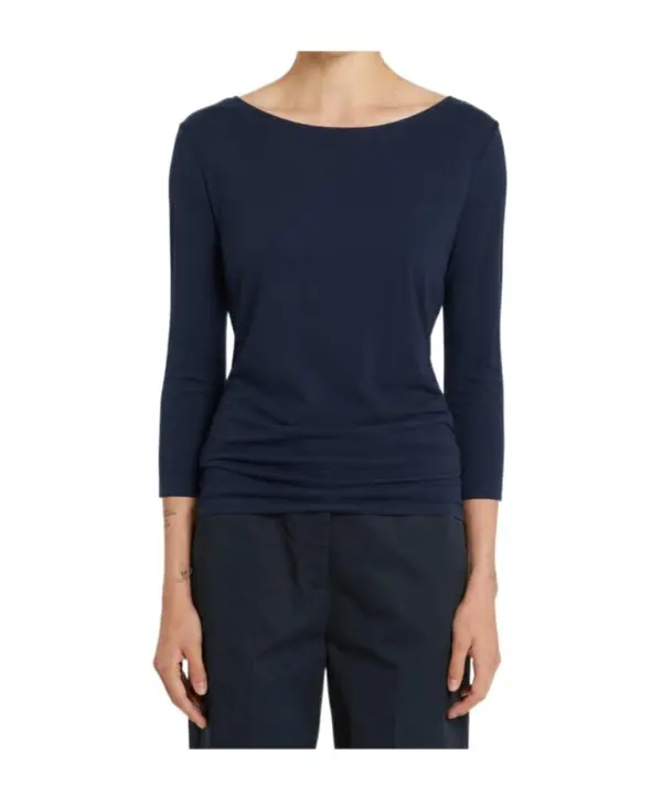 Marella Boat-neck Long-sleeve T-shirt