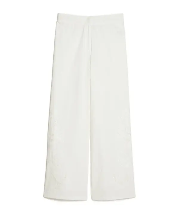 IBLUES Embroidered Wide Leg Trousers