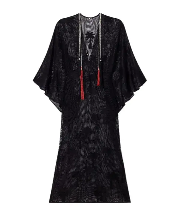Johanna Ortiz Cotton Lightweight Coverup - Black
