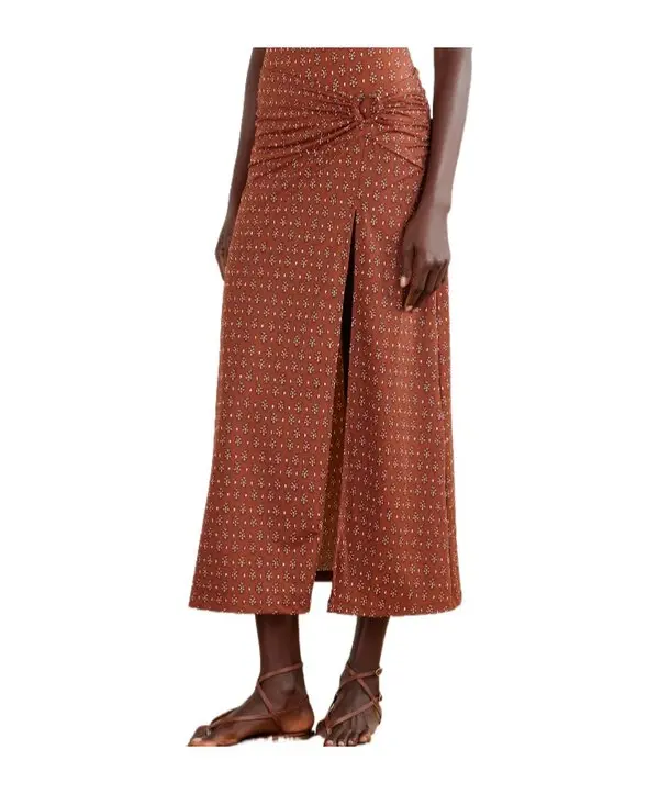Johanna Ortiz Under The Sun Paisley-print Skirt