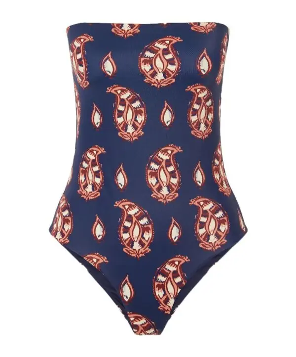 Johanna Ortiz Alta Mar One Piece Swimsuit - Blue