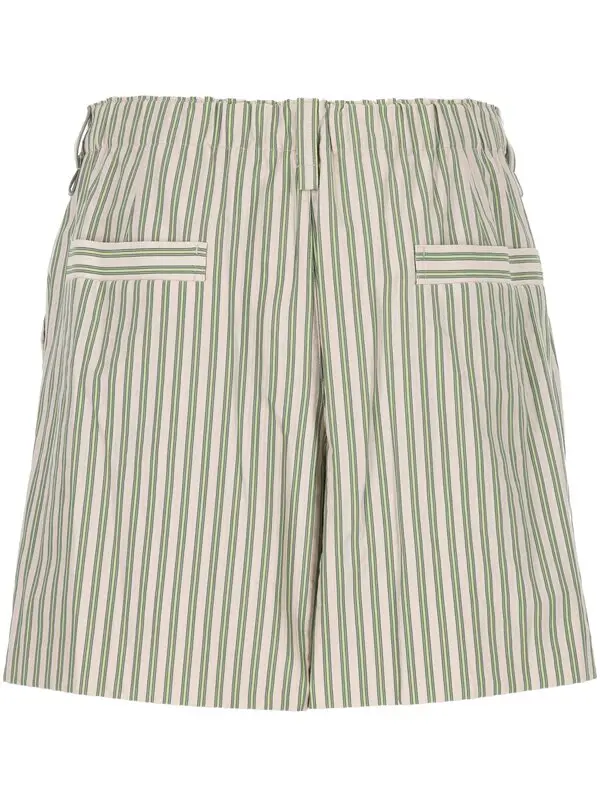 Issey Miyake Vertical-stripe Shorts