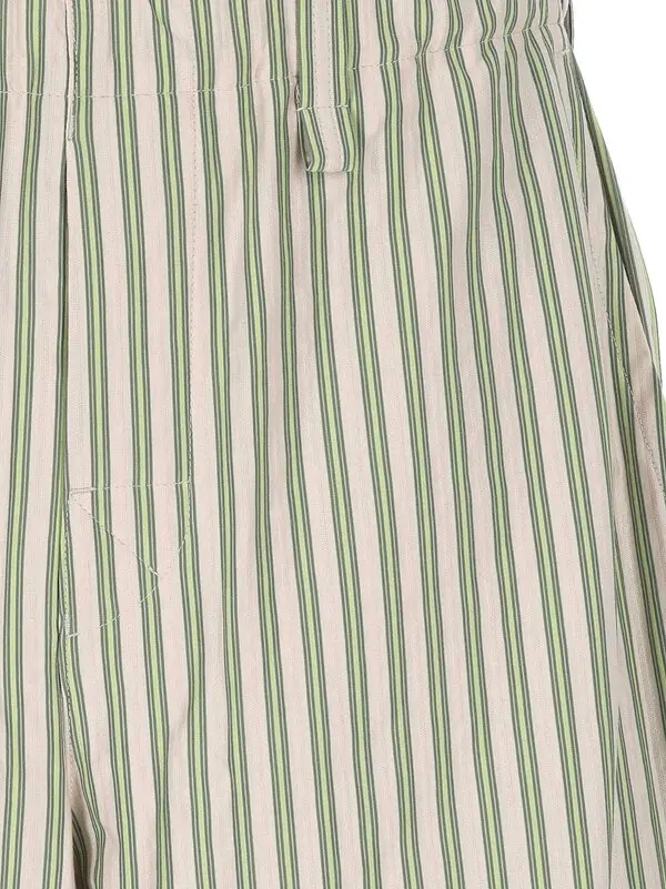 Issey Miyake Vertical-stripe Shorts