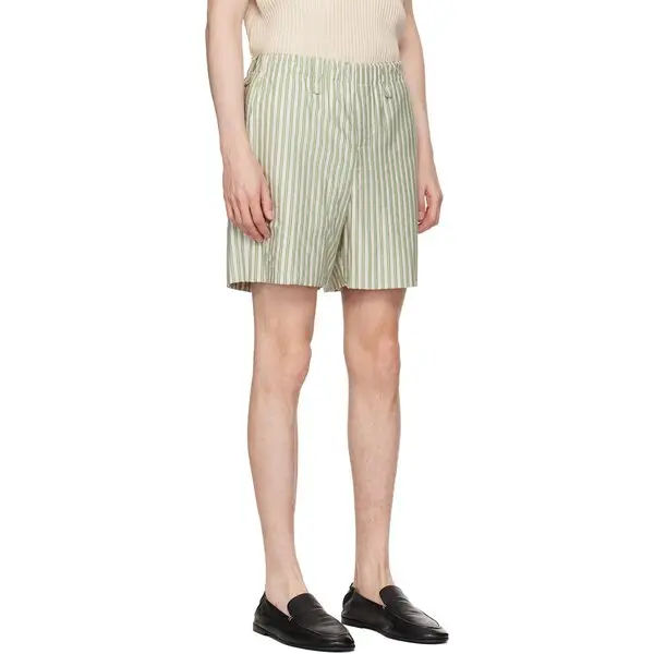 Issey Miyake Vertical-stripe Shorts
