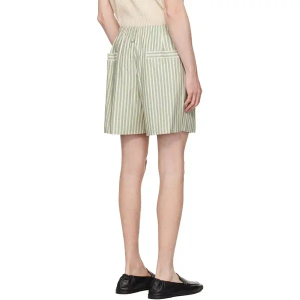 Issey Miyake Vertical-stripe Shorts