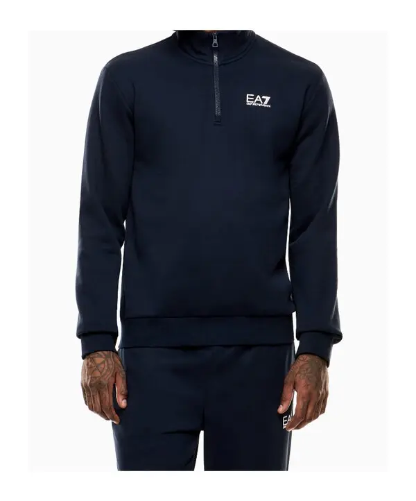 EA7 Cotton-blend Core Identity Sweatshirt