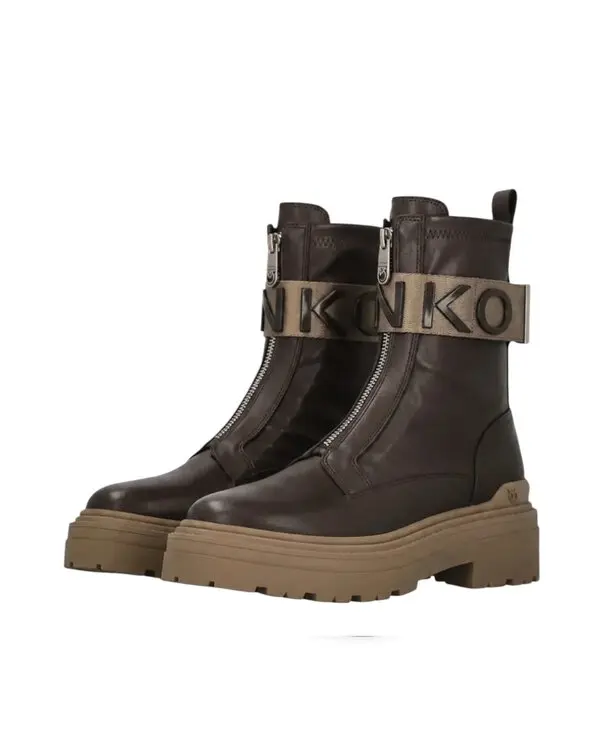 Pinko Round-toe Ankle Boots
