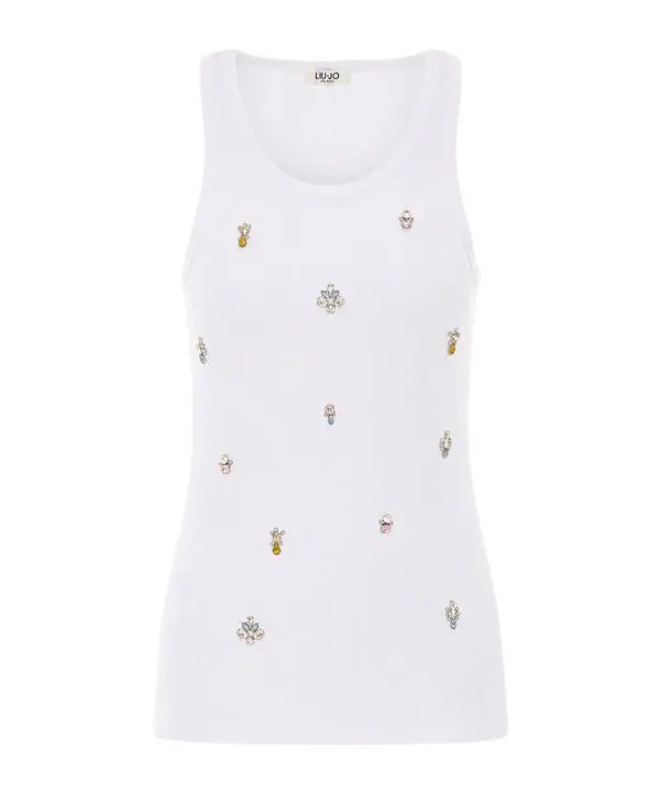 Liu Jo T-shirt With Jewel Decoration