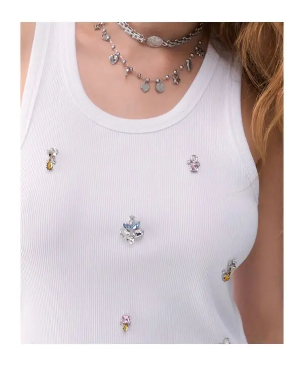 Liu Jo T-shirt With Jewel Decoration