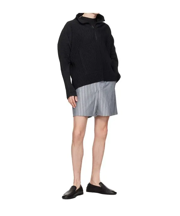 Issey Miyake Striped Jersey Shorts