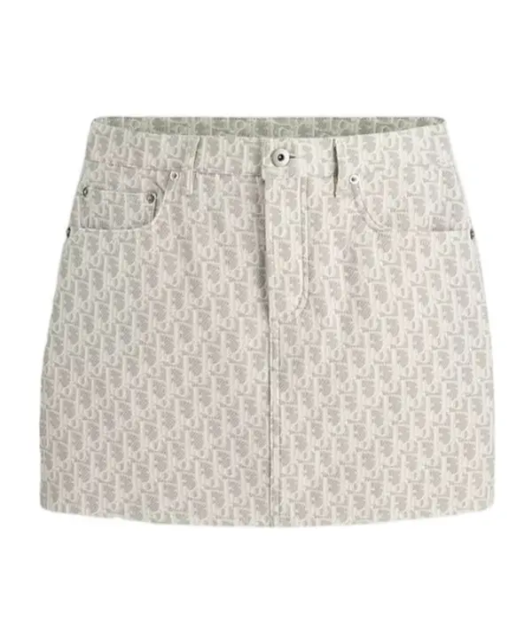 Dior Oblique Straight Miniskirt