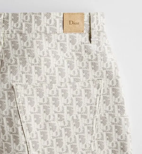 Dior Oblique Straight Miniskirt