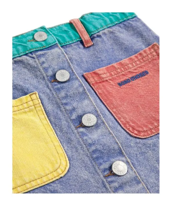 BOBO CHOSES Button-front Denim Skirt