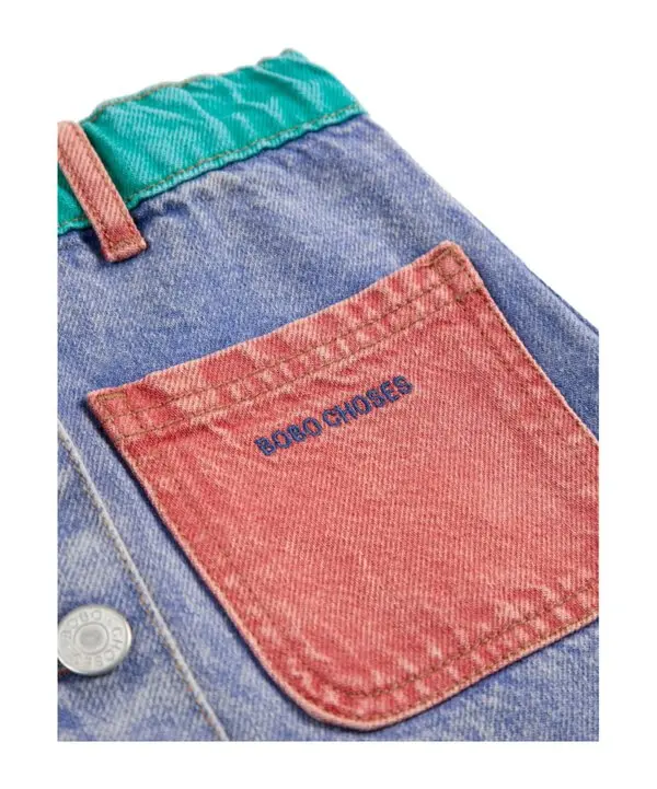 BOBO CHOSES Button-front Denim Skirt