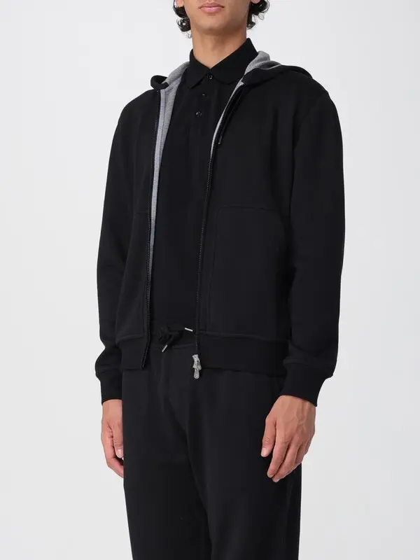Brunello Cucinelli Zip-up Hooded Sweatshirt
