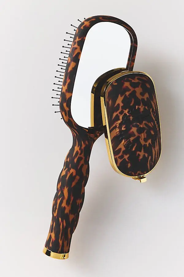 TELETIES Degler Hair Brush For Medium Hair - Tortoise