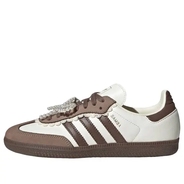 Adidas Samba 'lace And Pearls' Kz8359 Sneakers - Cream/brown