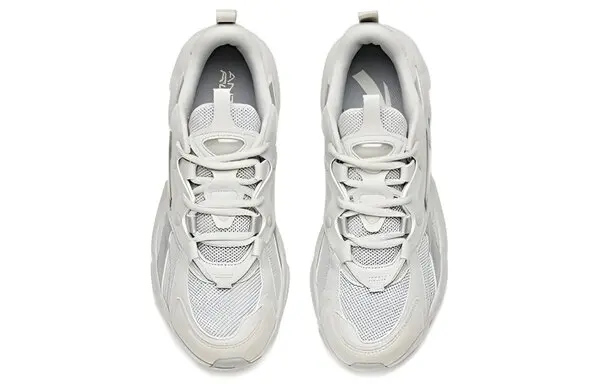 ANTA Running Shoes 'white Silver Grey