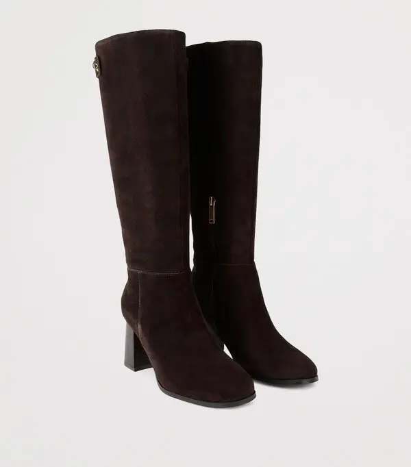Kurt Geiger Suede Windsor Knee-high Boots