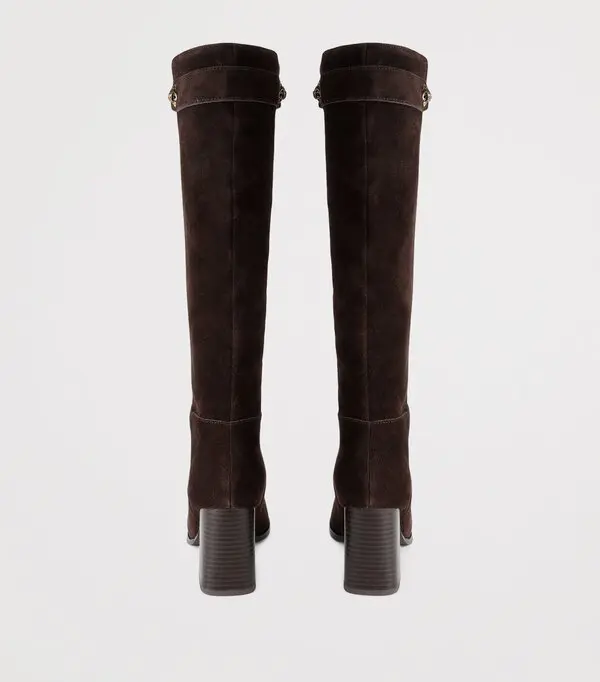 Kurt Geiger Suede Windsor Knee-high Boots