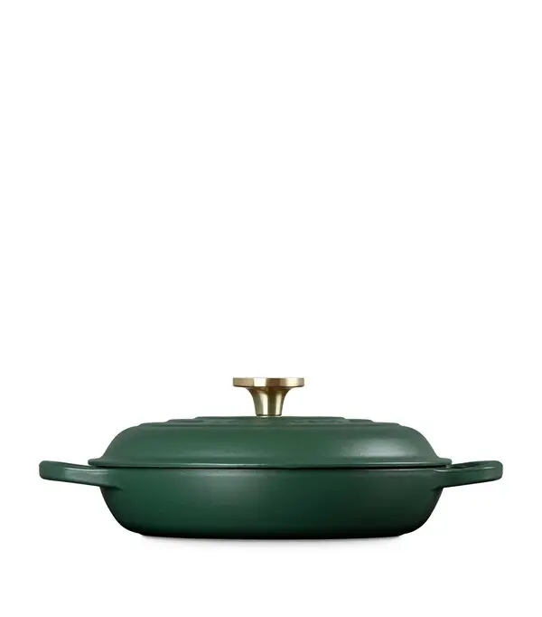 LE CREUSET Cast Iron Shallow Round Casserole Dish