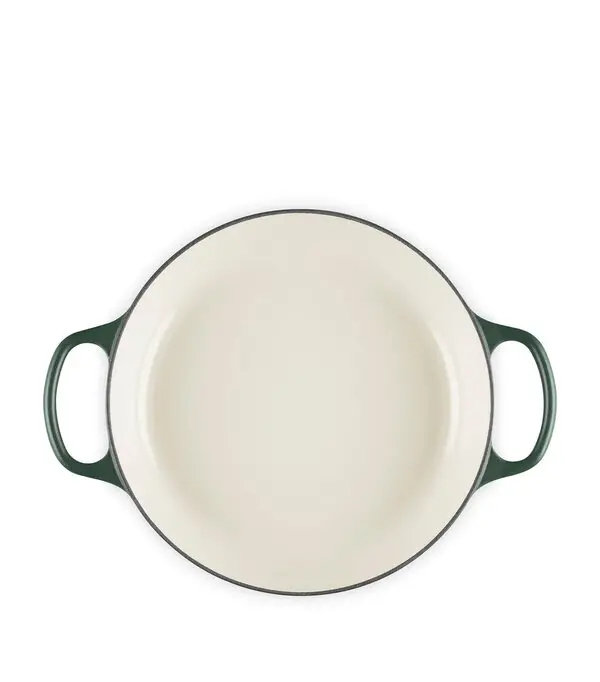 LE CREUSET Cast Iron Shallow Round Casserole Dish