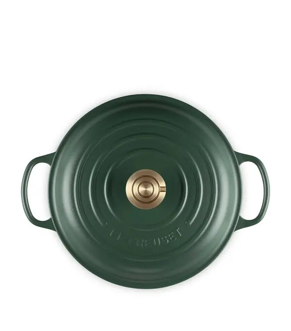 LE CREUSET Cast Iron Shallow Round Casserole Dish