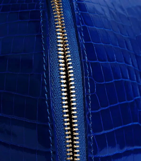 ETHAN K Crocodile Leather Duchess Top-handle Bag