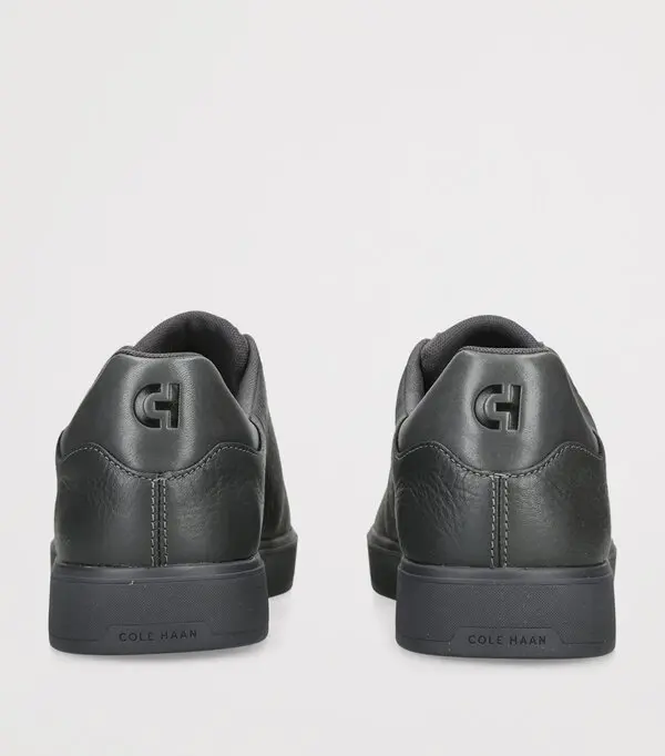 Cole Haan Leather Grandprø Luxe Slip-on Sneakers - Grey
