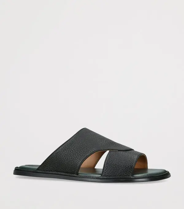BROTINI Leather Two-strap Sandals