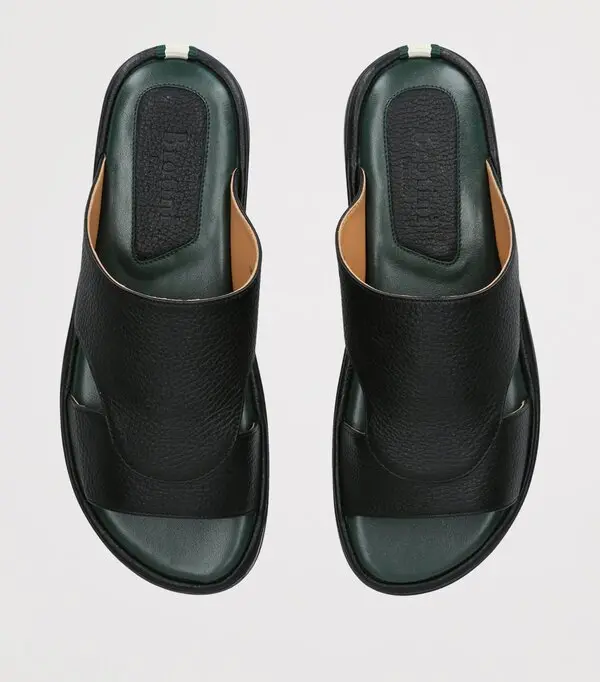 BROTINI Leather Two-strap Sandals