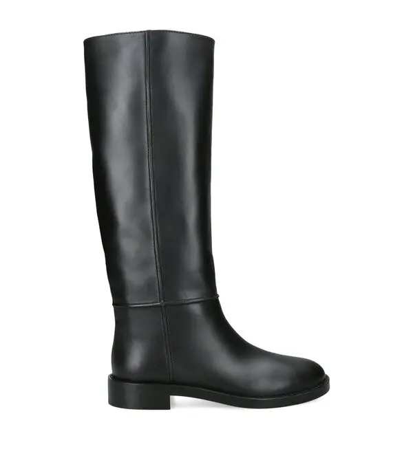 GIANVITO ROSSI Leather Knee-high Riding Boots