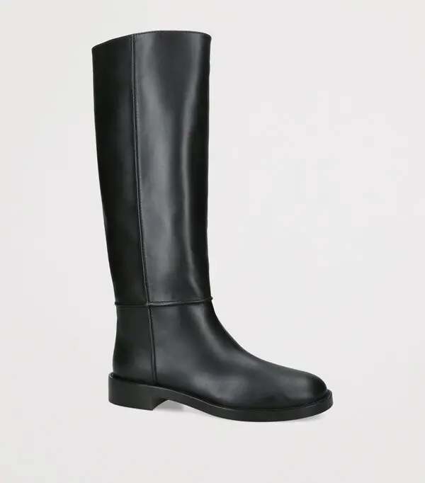 GIANVITO ROSSI Leather Knee-high Riding Boots