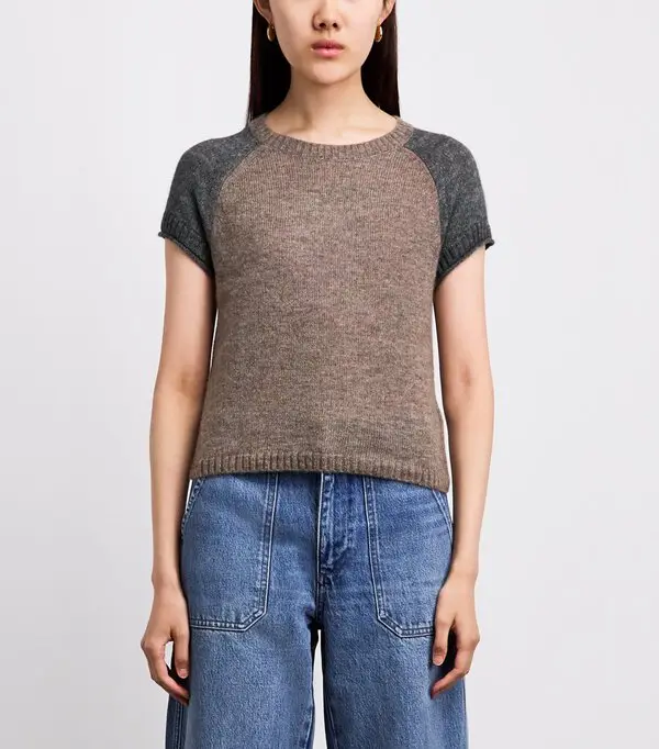 ME+EM Merino Wool-cashmere-silk Sweater Top