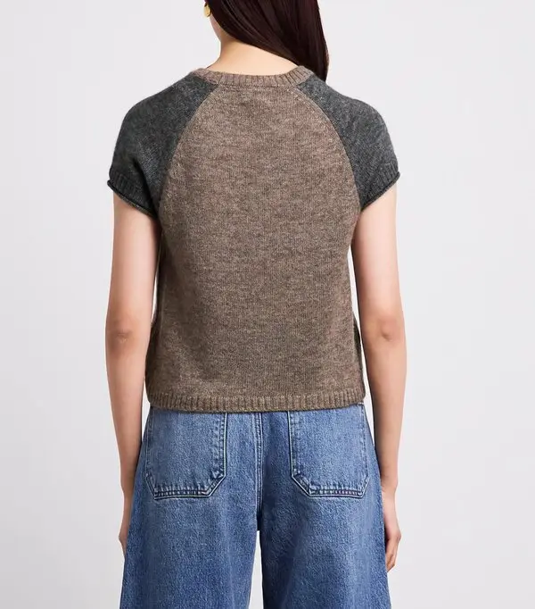 ME+EM Merino Wool-cashmere-silk Sweater Top