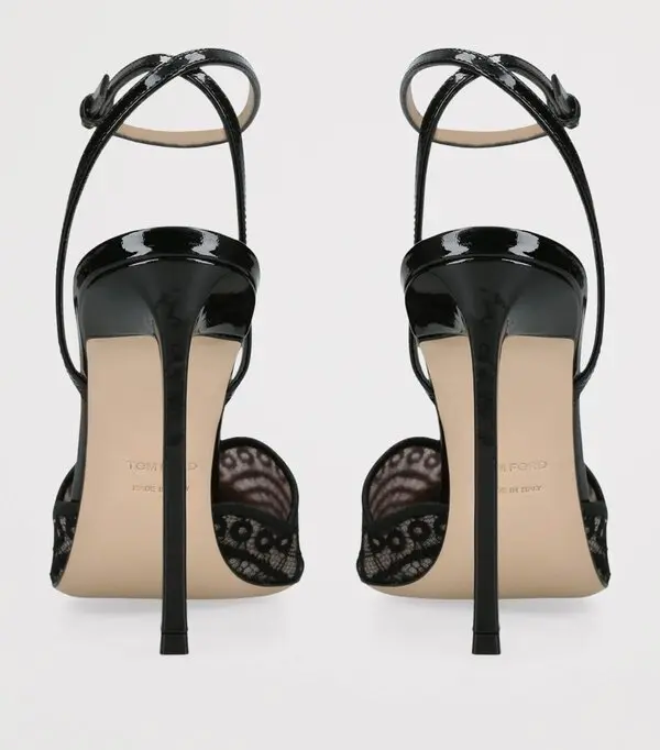 TOM FORD Lace-detail 105 Pumps - Black