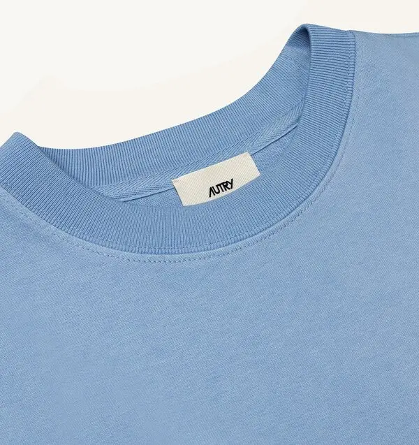 AUTRY Embroidered-logo Cotton T-shirt