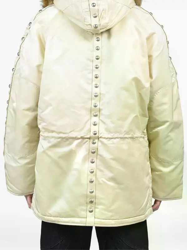 THUG CLUB Alpha Industries N-3b Rivet-embellished Padded Jacket