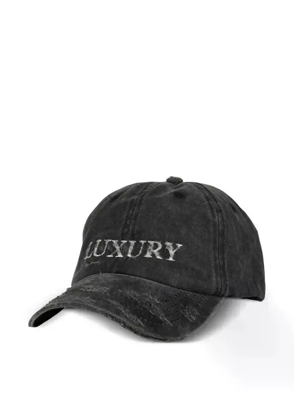 CAPTURE GALLERY Distressed Embroidered Baseball Cap