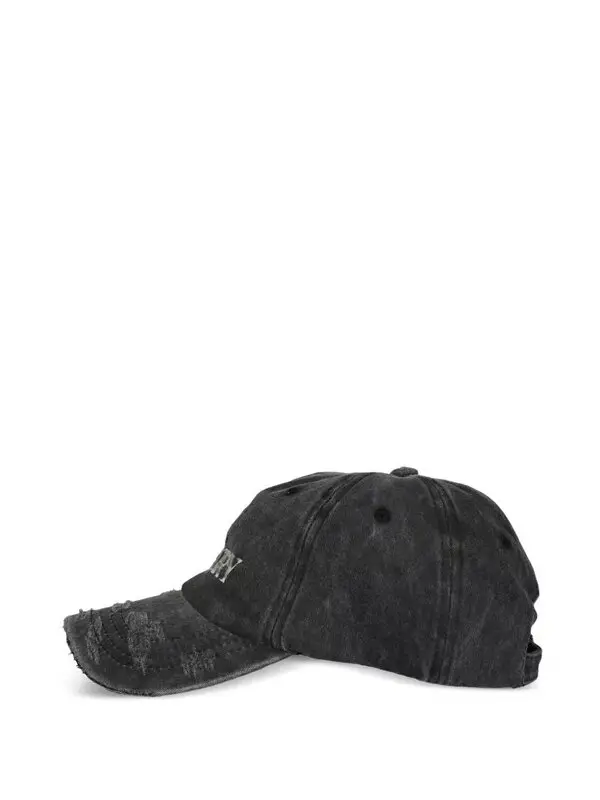 CAPTURE GALLERY Distressed Embroidered Baseball Cap