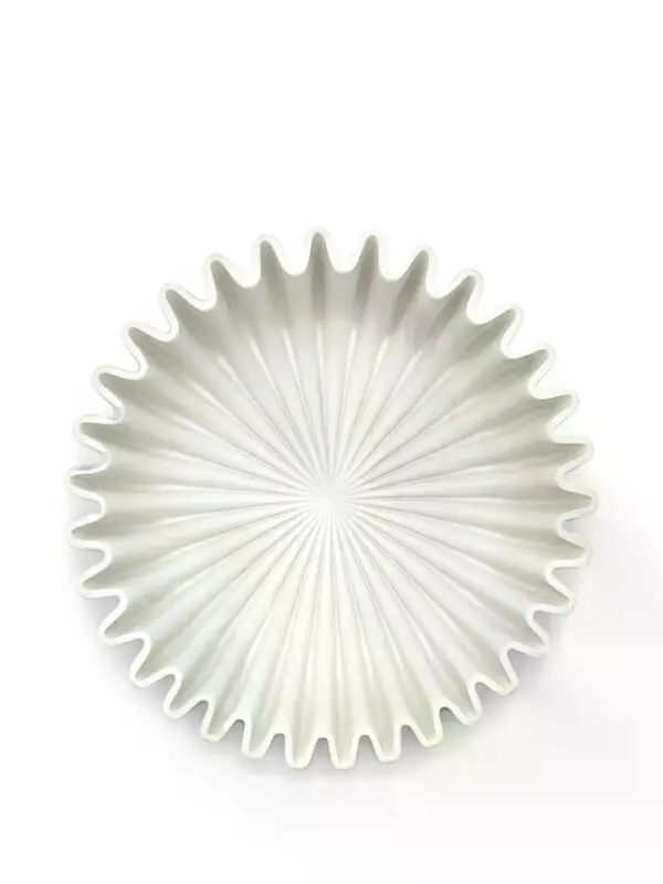 CU I SEEYOU Fluted Decorative Bowl - White
