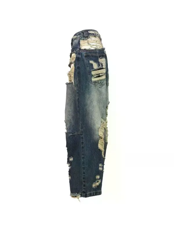 JADED LONDON Colossus Cut-out Distressed Jeans