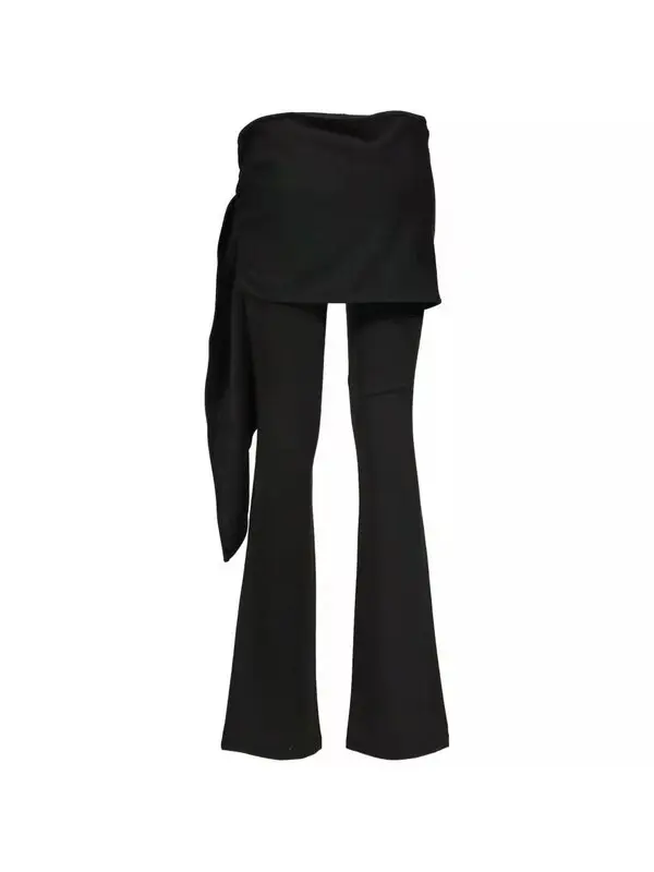 BOHEMSEO Strap-tied Flared Trousers