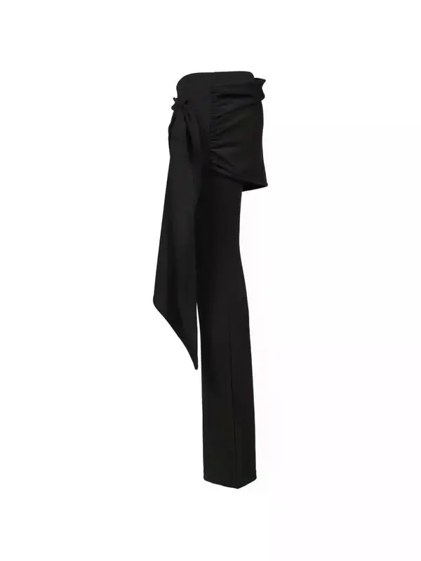 BOHEMSEO Strap-tied Flared Trousers