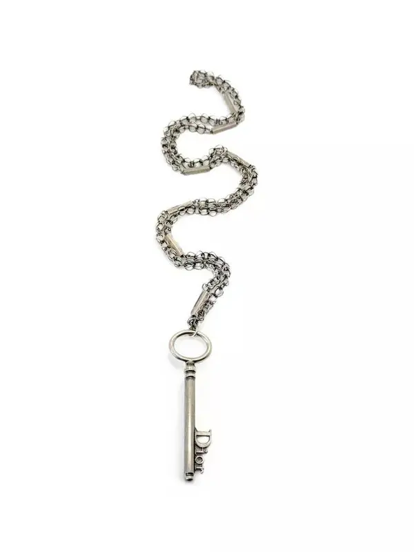 Dior 2000s Galliano Key Pendant Necklace